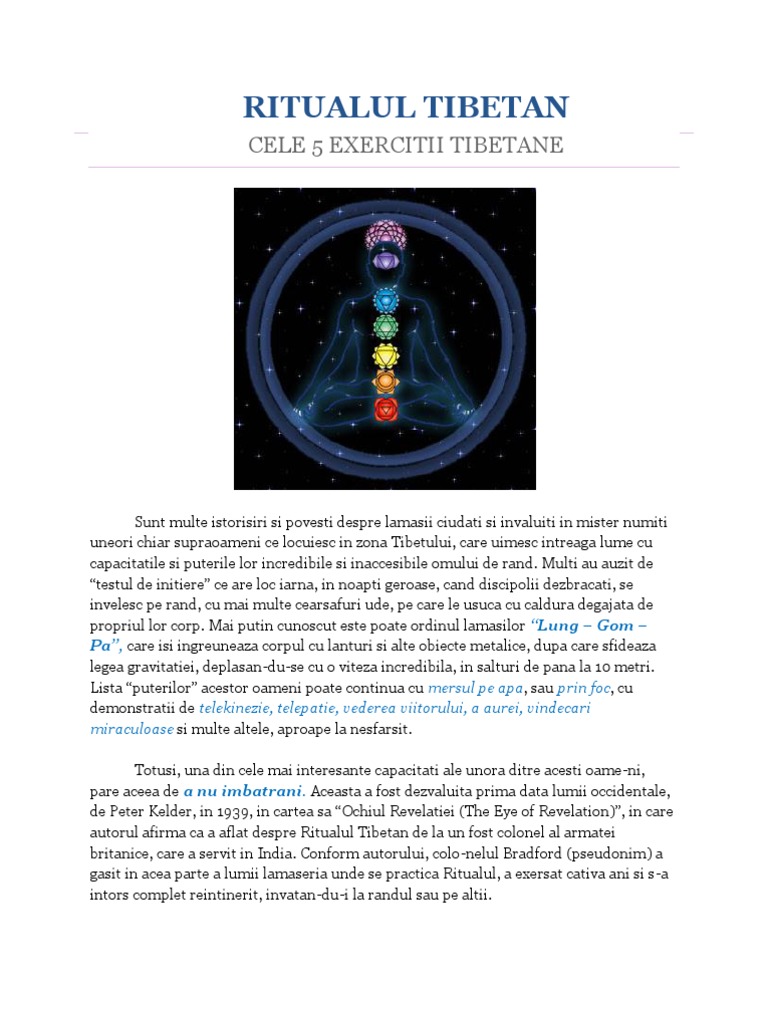 Ritualul Tibetan | PDF