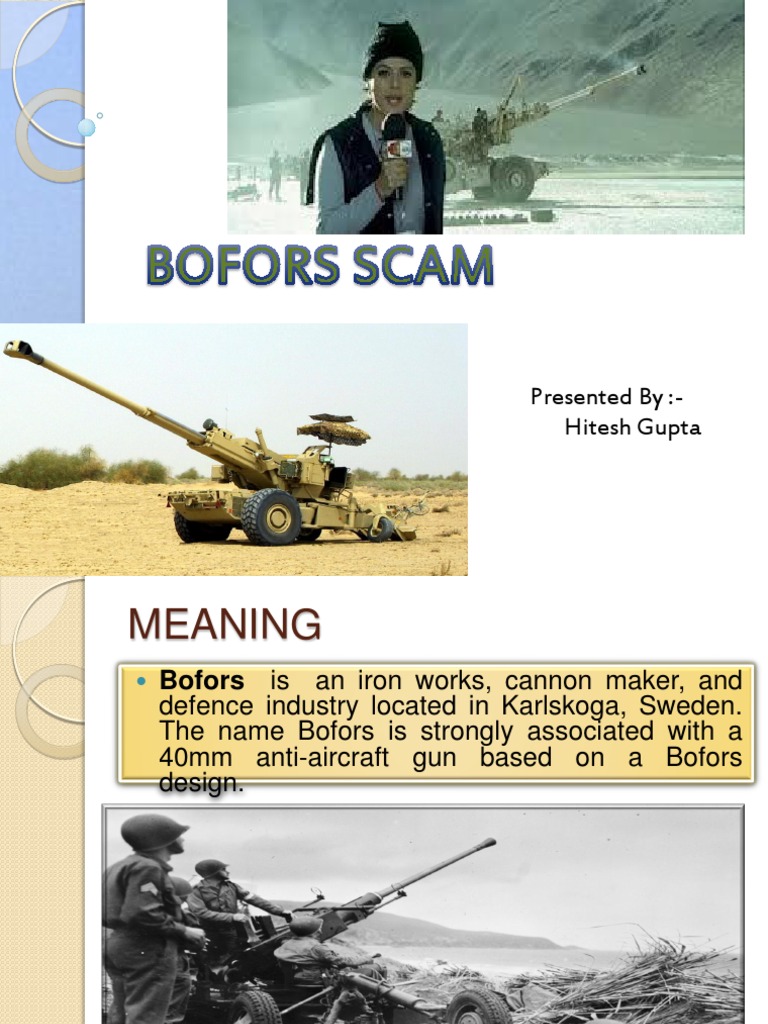 Bofors Scam | PDF | Crime & Violence | Crime Thriller