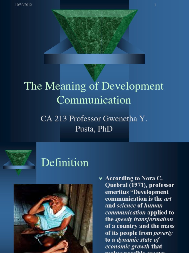 Development Communication | PDF | Communication | Science