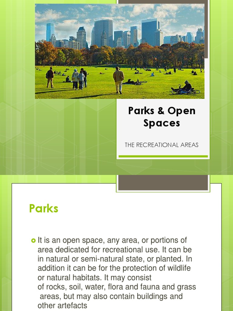 An Overview of Different Types of Parks and Their Recreational Uses ...