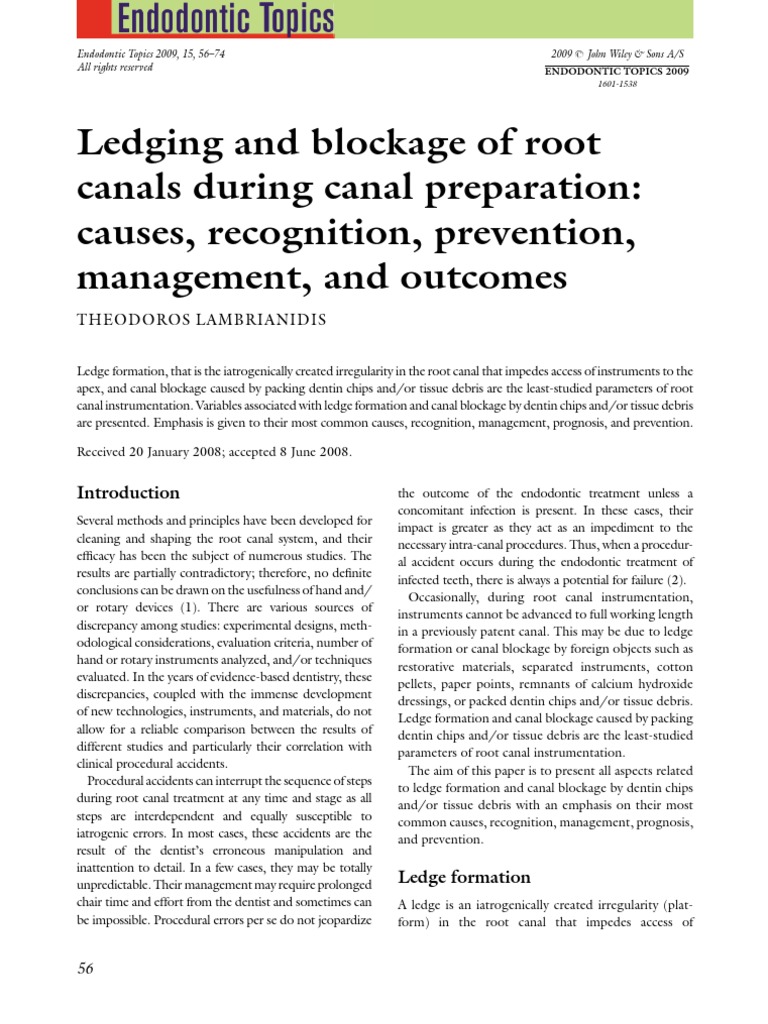 Managing Ledges and Canal Blockages: Understanding the Causes and ...