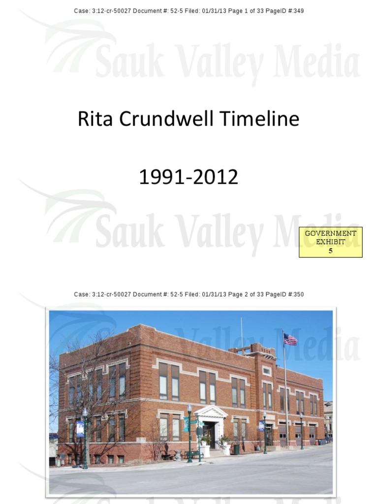 Rita Crundwell Timeline | PDF | Government Budget Balance | Vehicles