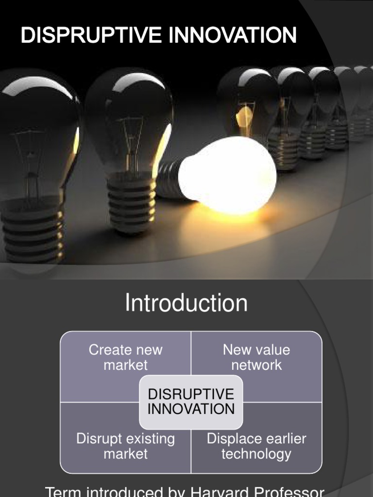 Disruptive Innovation | PDF | Disruptive Innovation | Innovation
