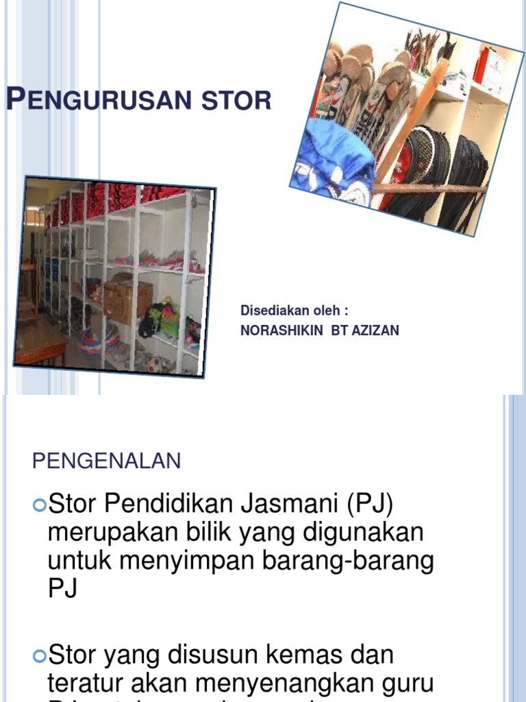 Pengurusan Stor | PDF
