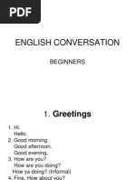 Daily English Conversations for Beginners | PDF | Food And Drink