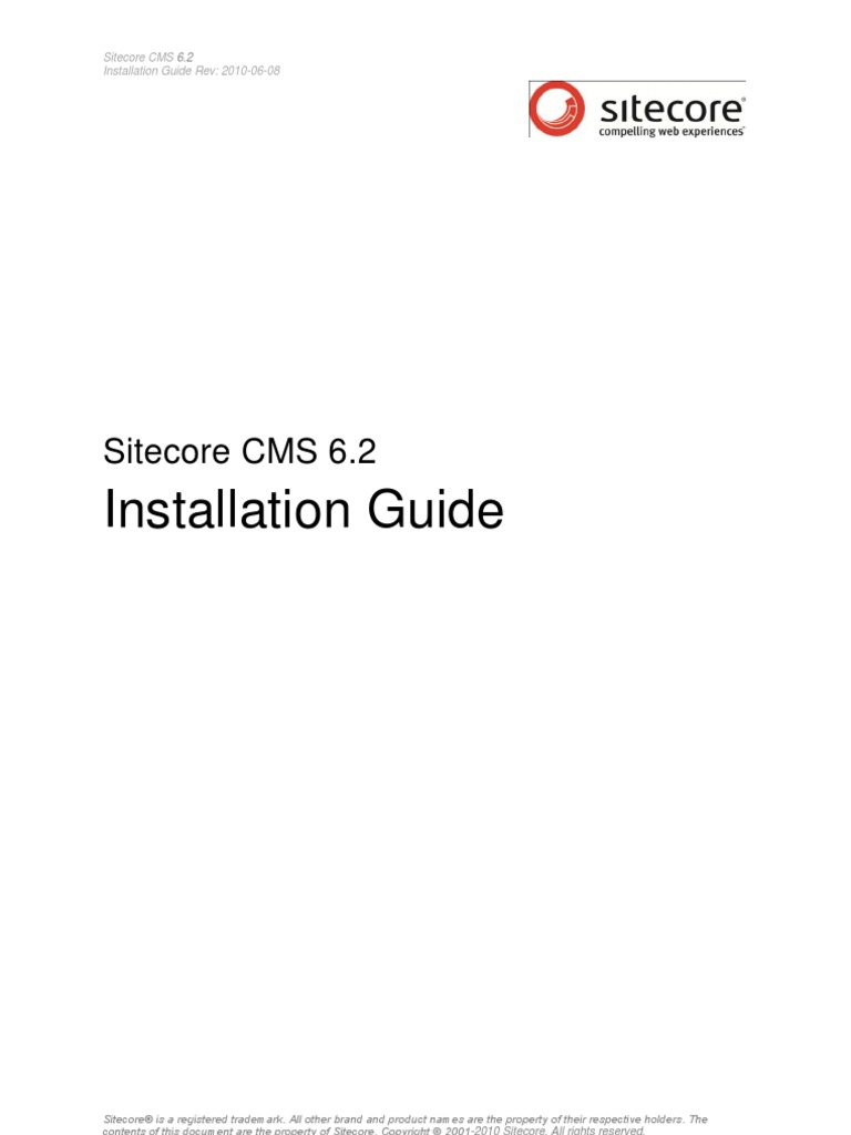 Sitecore Installation Guide | PDF | Internet Information Services ...