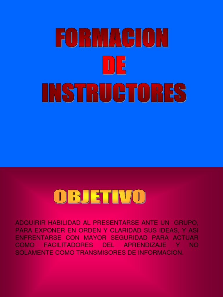 Formacion de Instructores Internos | PDF | Adultos | Aprendizaje