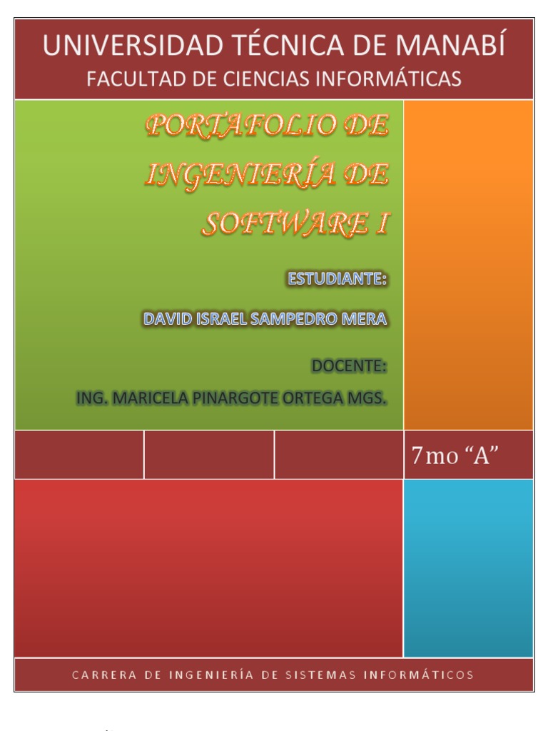 Portafolio de Ingeniería de Software | PDF | Ingeniería de software ...