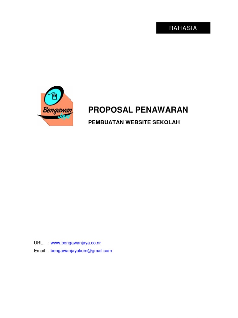 Contoh Proposal Web Design | PDF