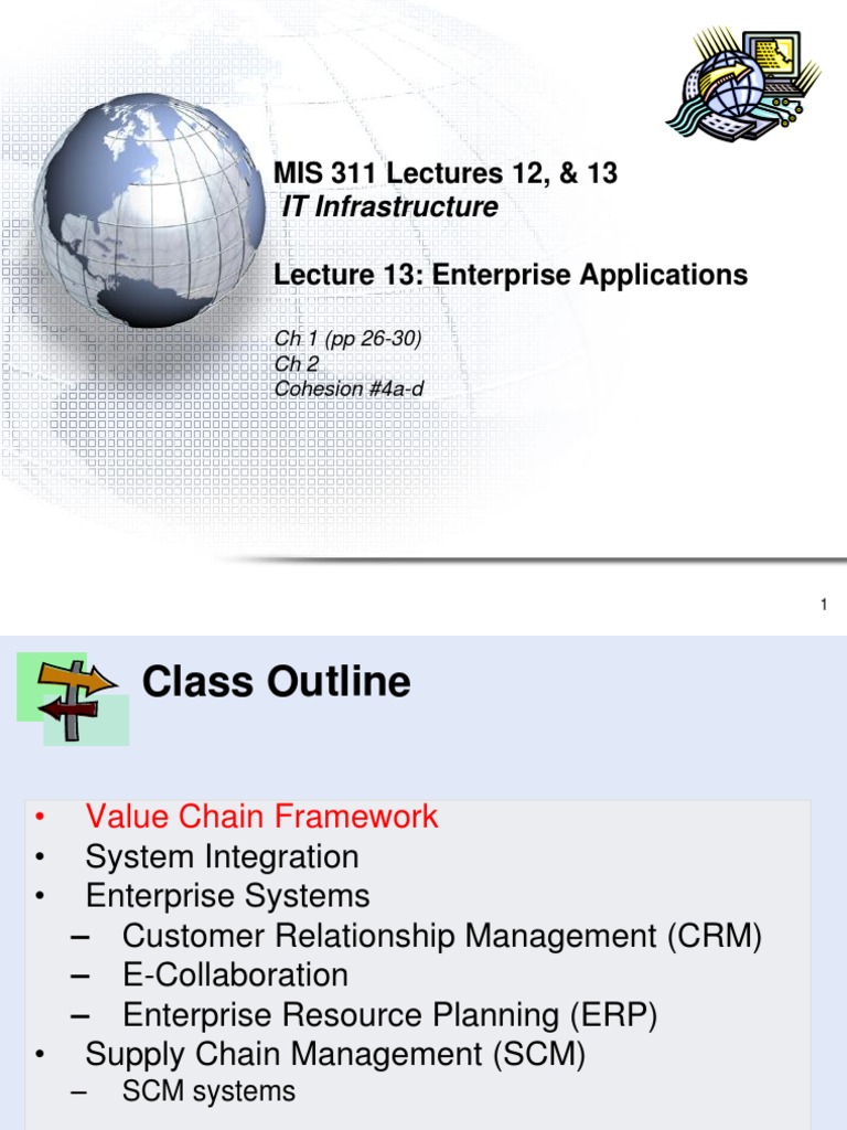 MIS 311 Lectures 12, & 13: IT Infrastructure | PDF | Enterprise ...