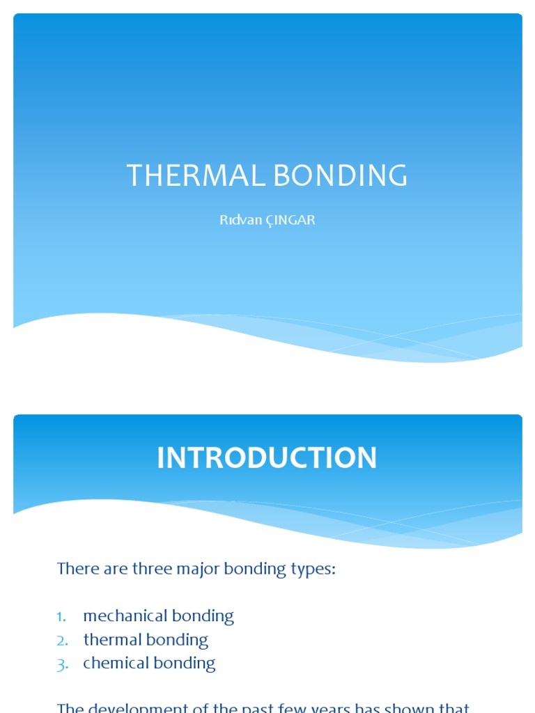 Thermal Bonding | Nonwoven Fabric | Materials