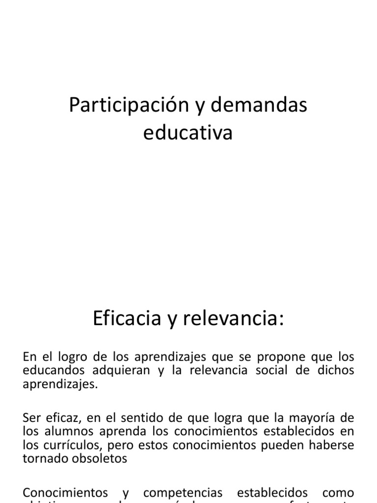 Demanda Educativa | PDF