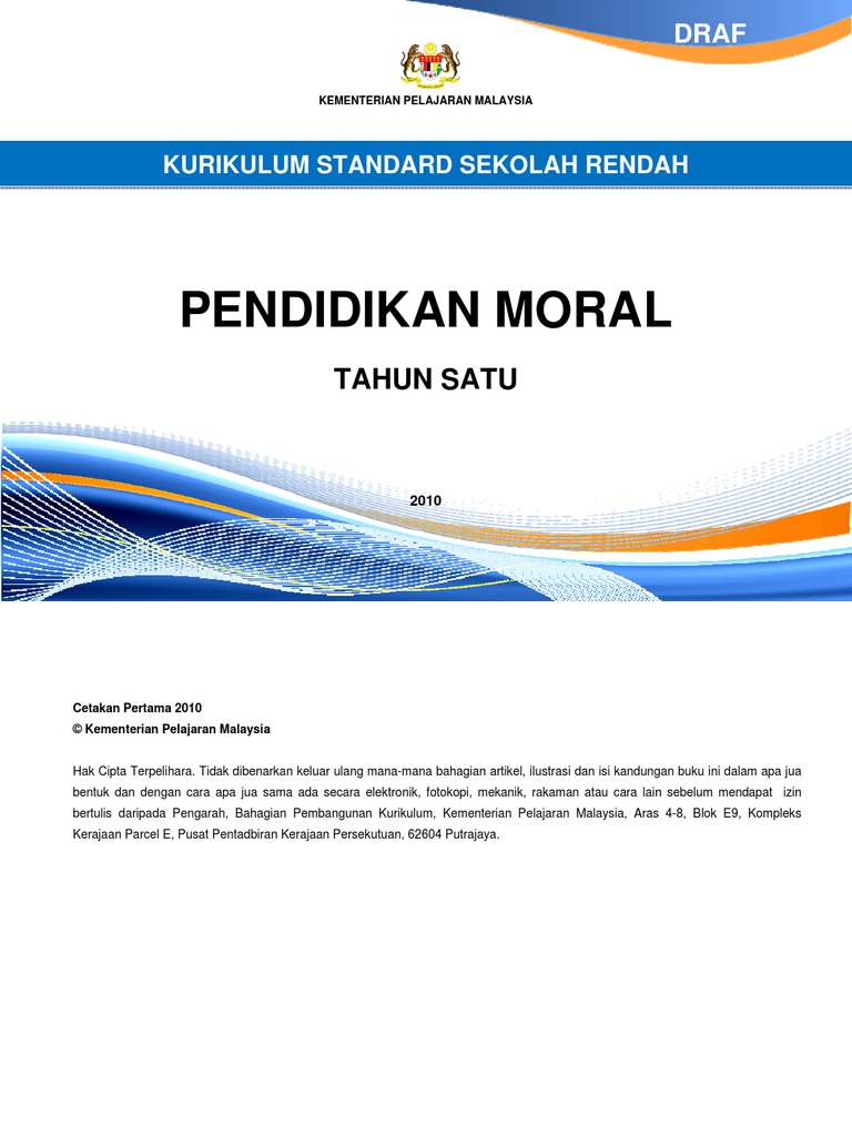 Pendidikan Moral Tahun 1 | PDF