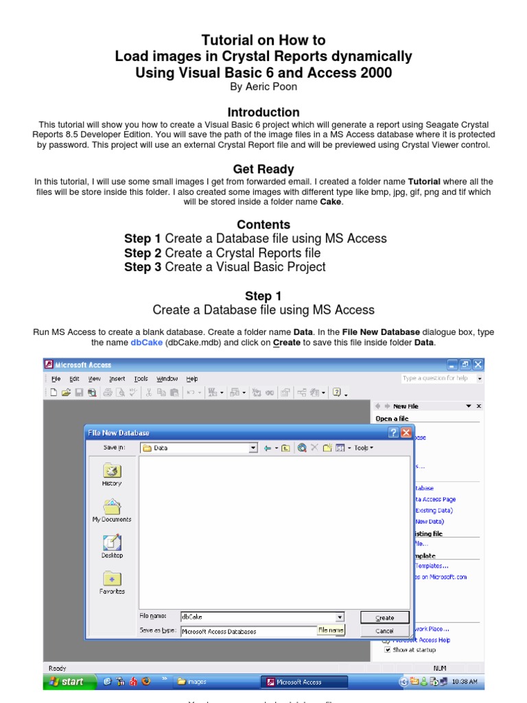 Dynamic Image Loading in Crystal Reports | PDF | Technology & Engineering