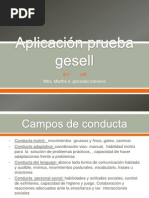 Escala de Gesell | Pie