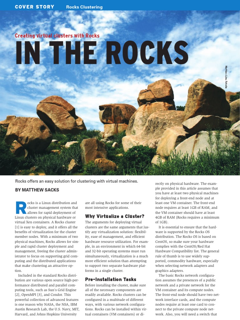 Rocks Cluster | PDF | Computer Cluster | Virtual Machine