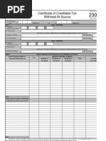BIR Form 2307 Updated AUG 2023 | PDF | Payments | Taxes