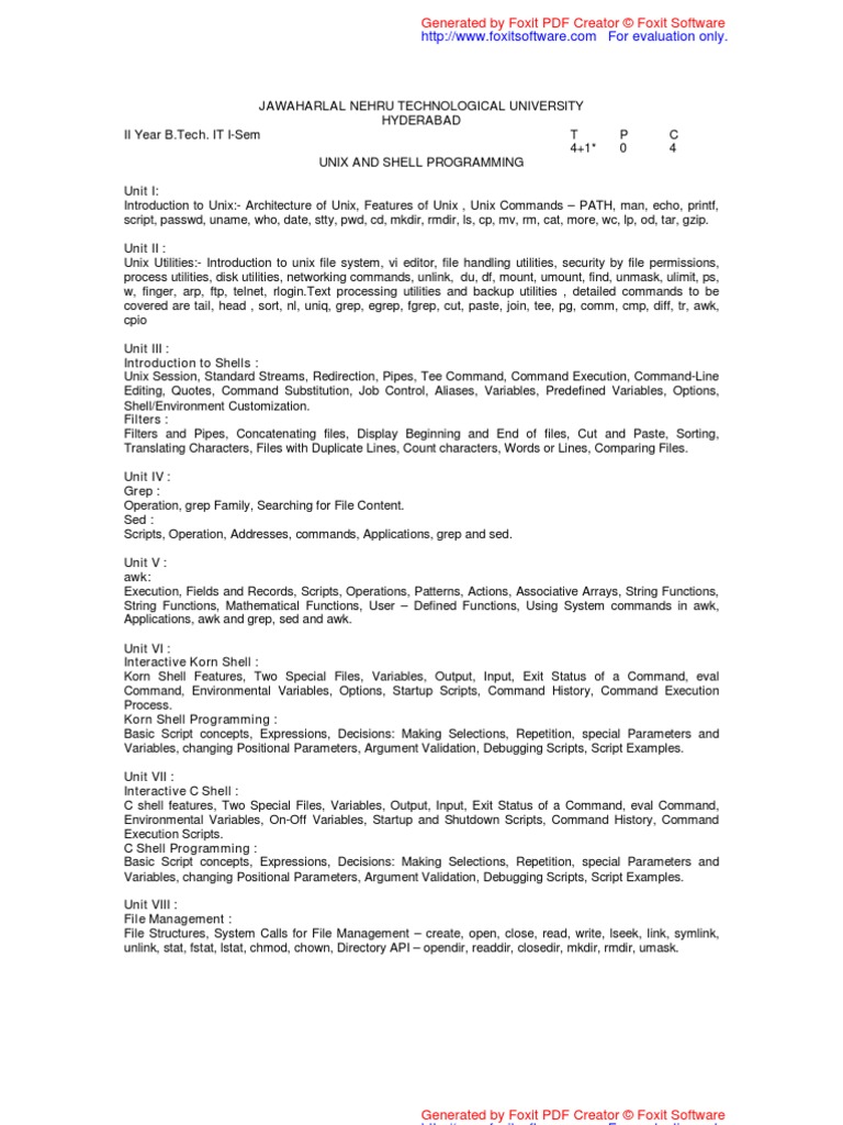 Unix | PDF | Command Line Interface | Scripting Language Unix | PDF | Command Line Interface | Scripting Language