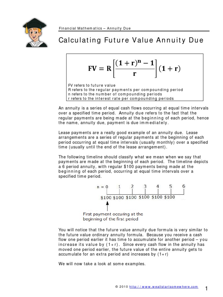 Annuity Due | PDF | Mathematical Finance | Money