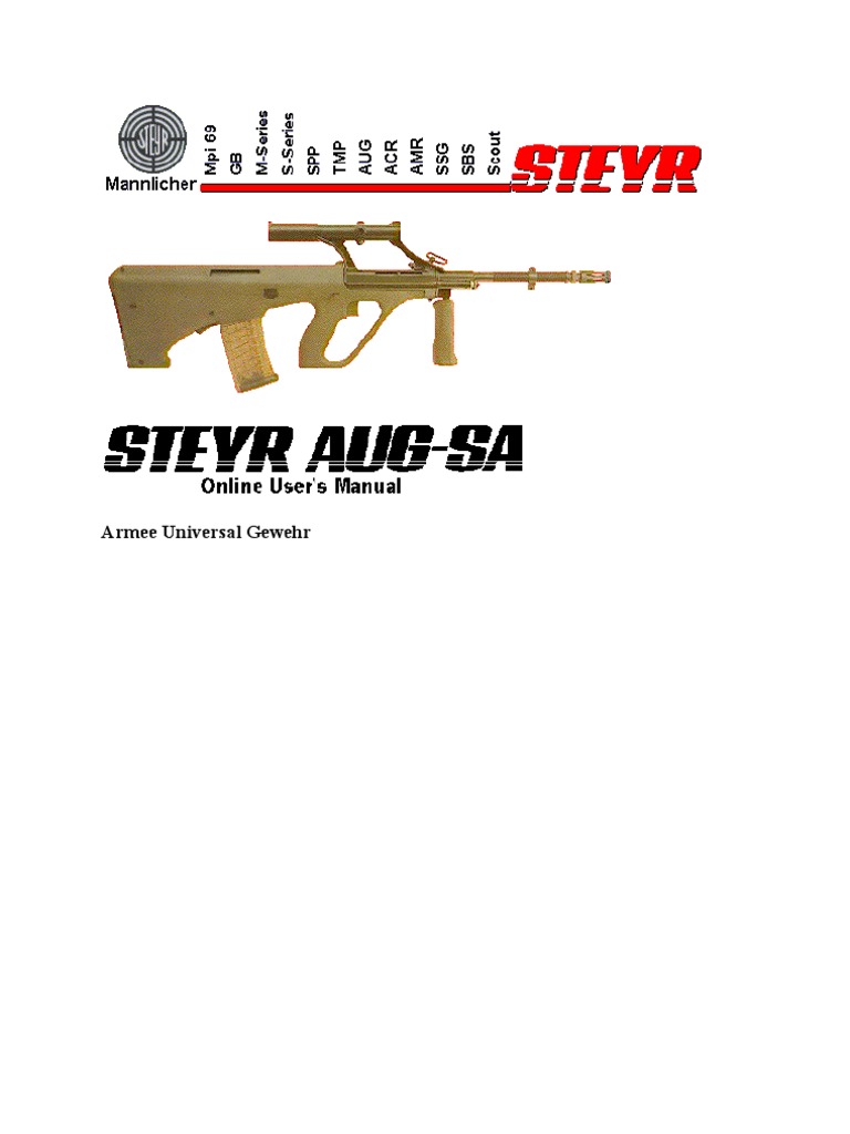 Armee Universal Gewehr | PDF | Magazine (Firearms) | Military Equipment