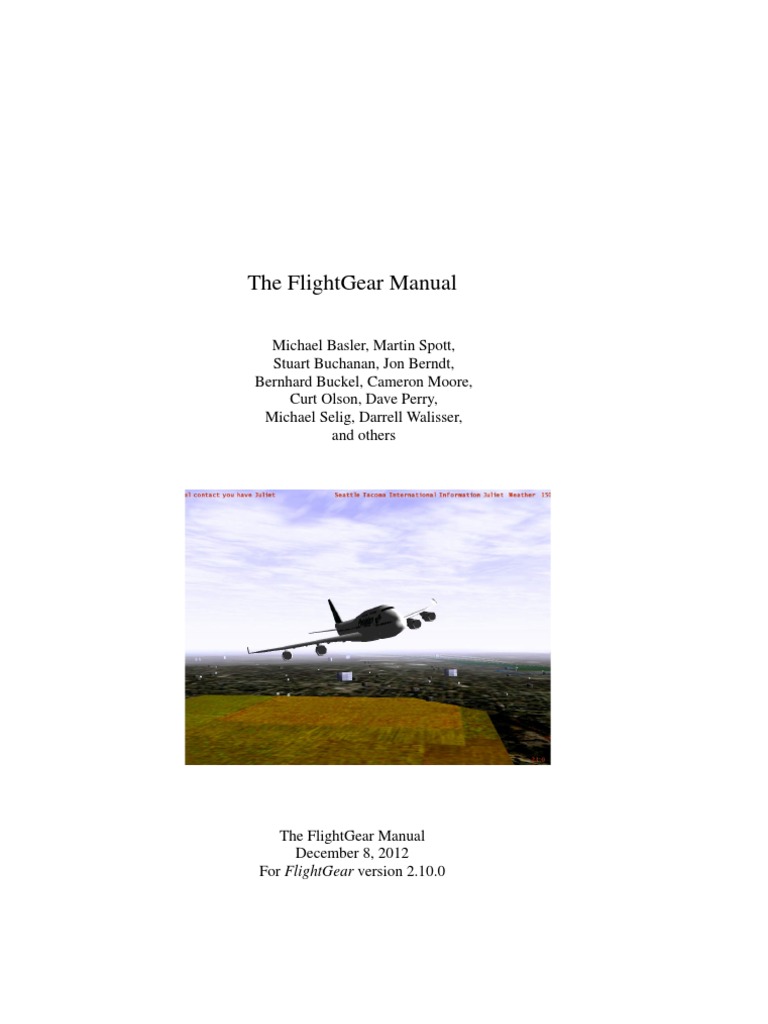 FLightgear Manual | PDF | Operating System | Command Line Interface