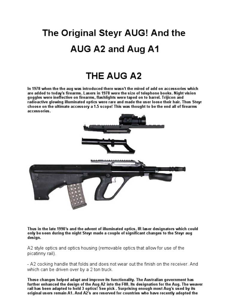 The Original Steyr AUG | Firearm Components | Rifle