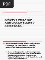 Assessment in Learning 2: Topic: Designing Meaningful Performance-Based ...