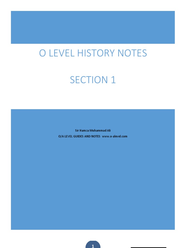 O Level History Notes | PDF | Partition Of India | British Raj