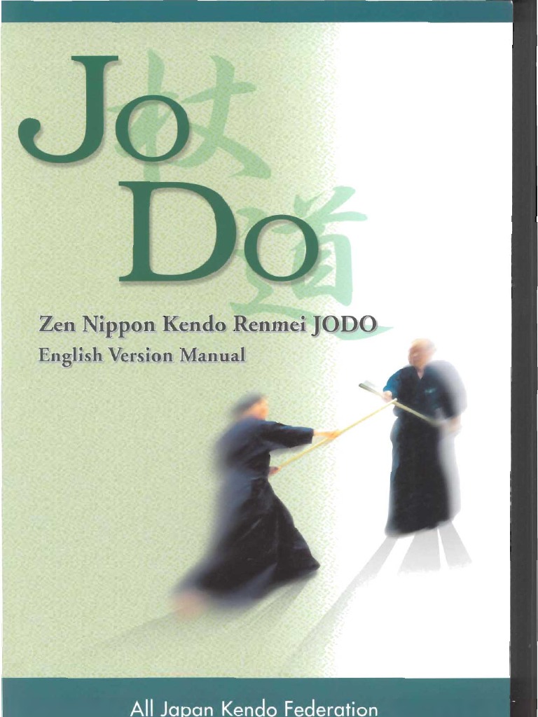 ZNKR Jodo Manual v.2003 | PDF | Sword | East Asian Martial Arts