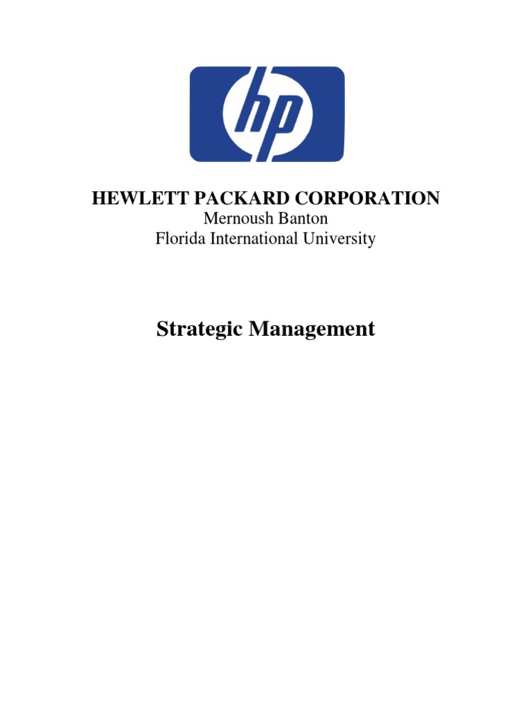 Case Study | PDF | Hewlett Packard | Dell