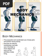 Principles of Body Mechanics | PDF