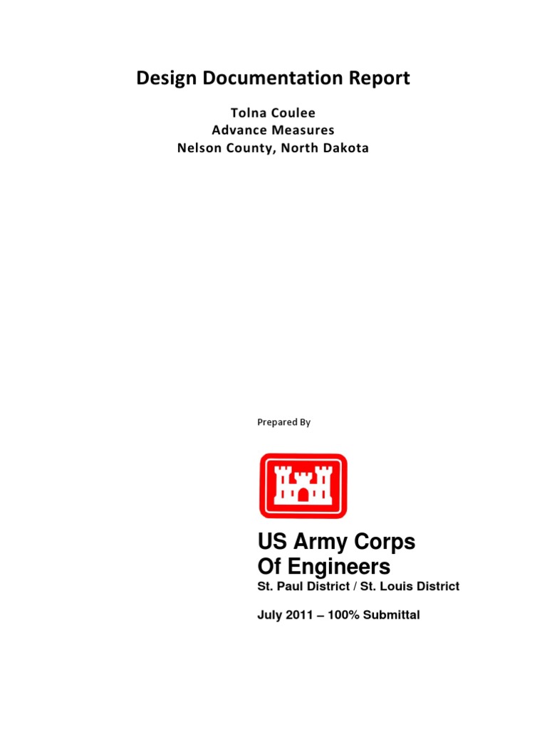 Design Documentation Report | PDF | Spillway | Levee