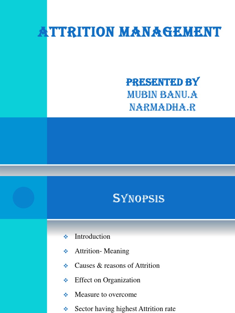 Attrition Management | PDF