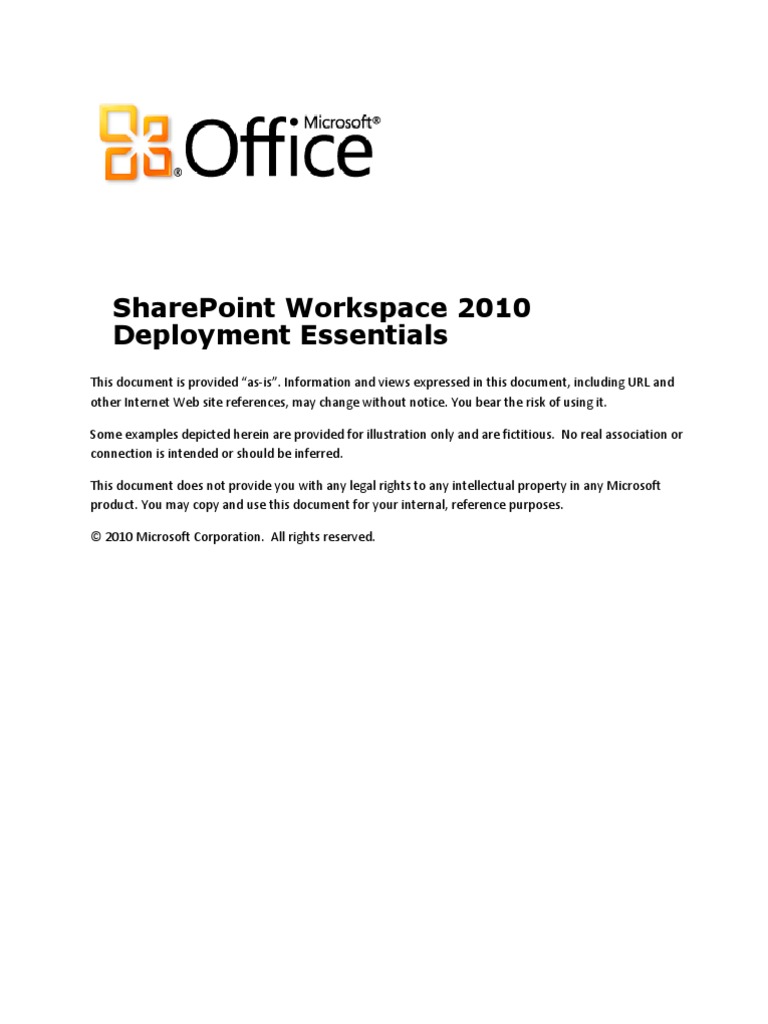 SharePoint Deployment Essential | PDF | Share Point | Active Directory