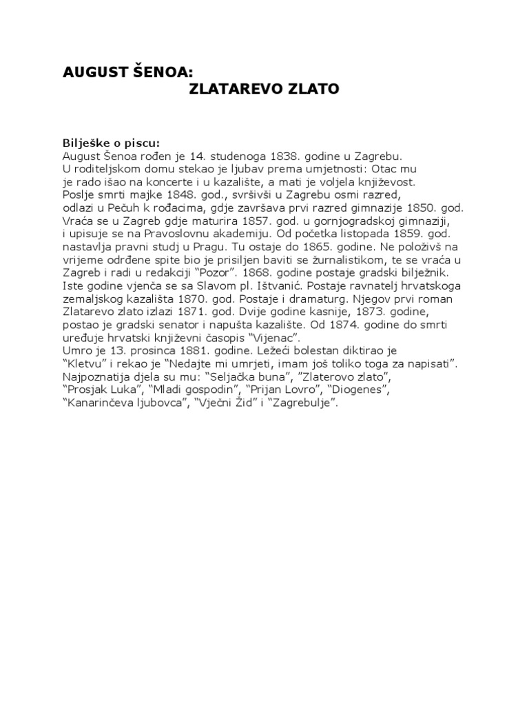 Zlatarevo Zlato 3 | PDF