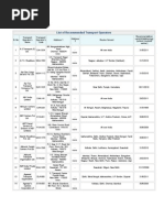 WBTC Bus Routes | PDF | Kolkata | Road Transport
