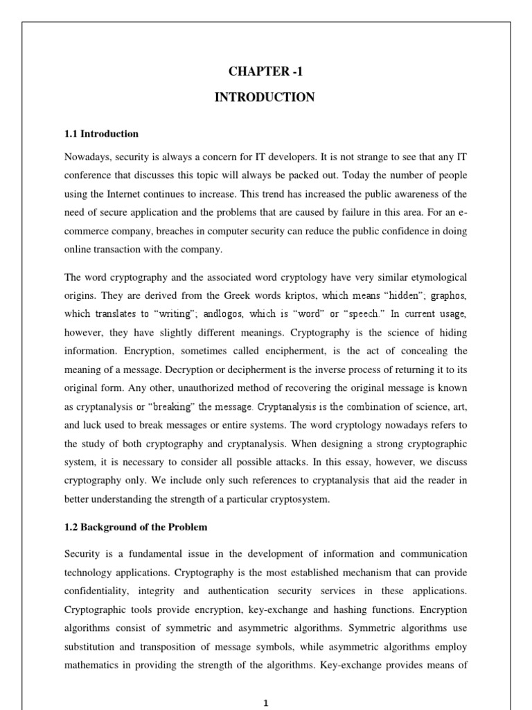 Chapter - 1 | PDF | Cryptography | Public Key Cryptography