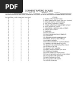 Connors ADHD Rating Scale | PDF | Attention Deficit Hyperactivity ...