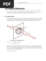 Fresnel Diffraction Explained | PDF | Diffraction | Optics