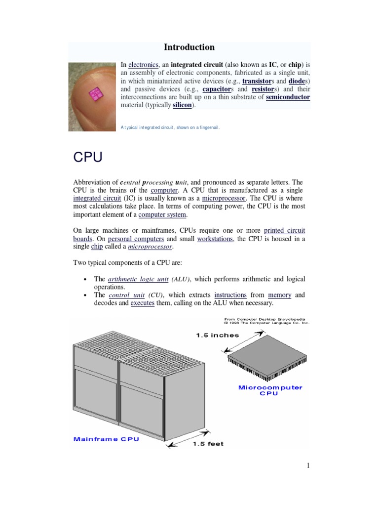 Electronics: Transistor Diode Capacitor Resistor Semiconductor Silicon | PDF | Central ...