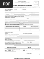 NEW AEP Form PDF | PDF | Air Traffic Control | Travel Visa