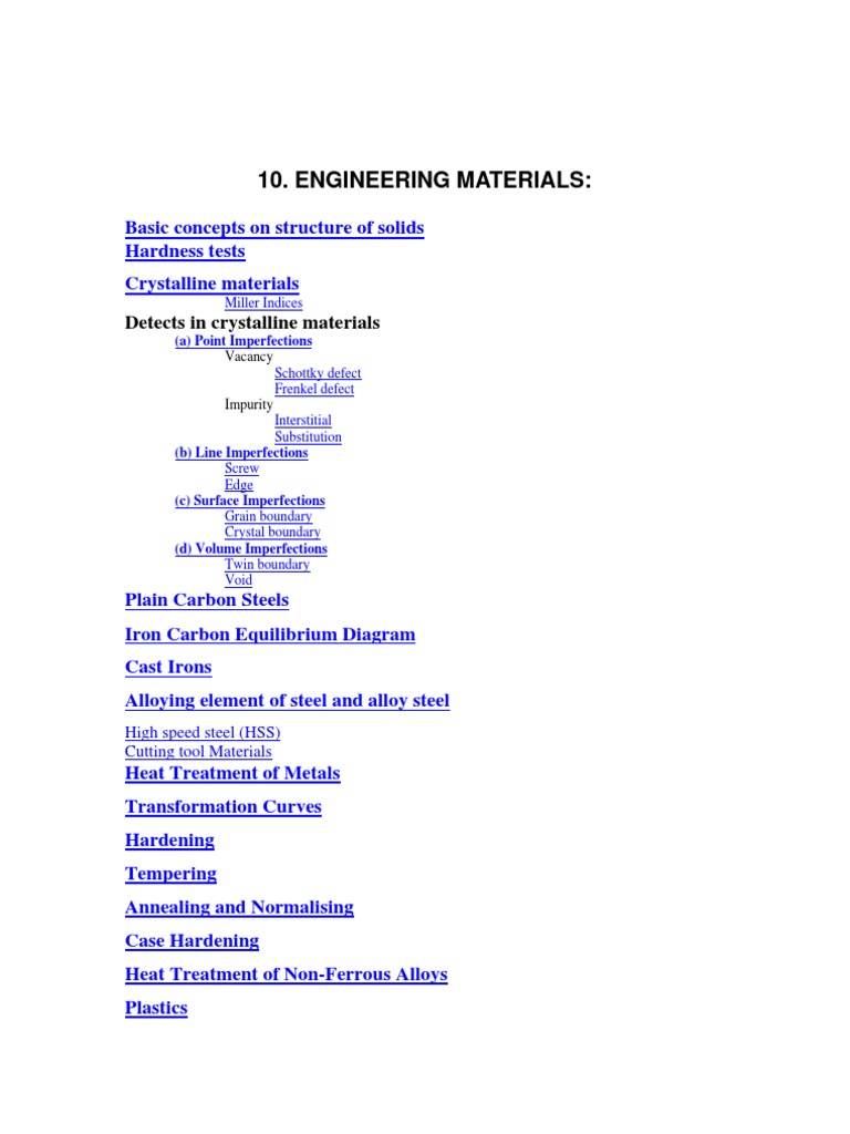 Engineering Materials | PDF | Cast Iron | Steel