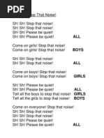 Jazz Chant Examples for ESL Students | PDF