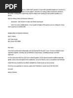 Sample Letter of Consideration | PDF | Career & Growth