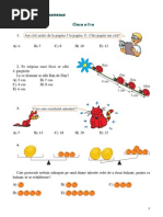 Subiecte Clasa I La Canguraşul Matematician | PDF