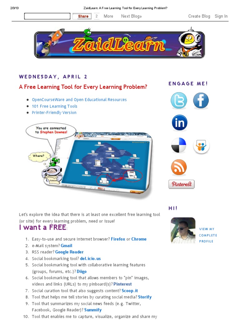 A Free Learning Tool For Every Learning Problem | PDF | Educational ...