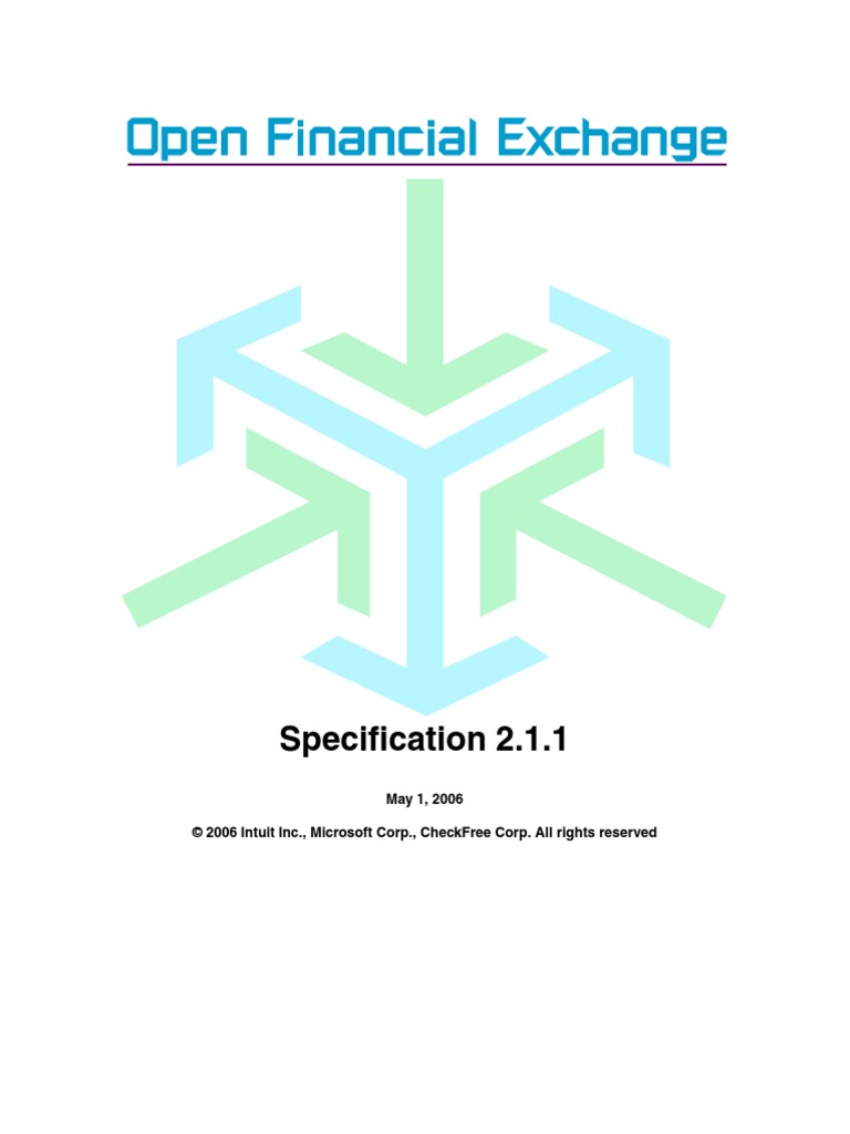 OFX | PDF | Financial Transaction | Payments