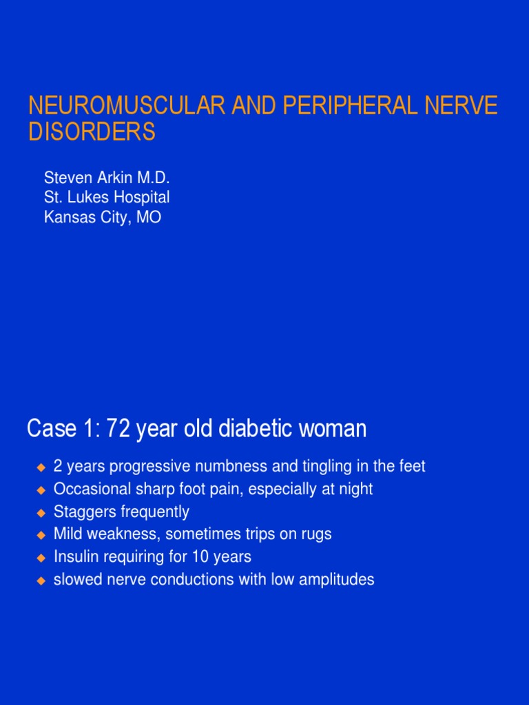 Neuromuscular and Peripheral Nerve Disorders | PDF | Peripheral ...