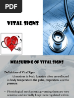 Assessing Vital Signs Handouts | PDF | Pulse | Breathing