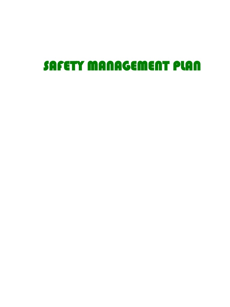 Chirano Gold Mines Safety Management Plan | PDF | Electrician | Switch